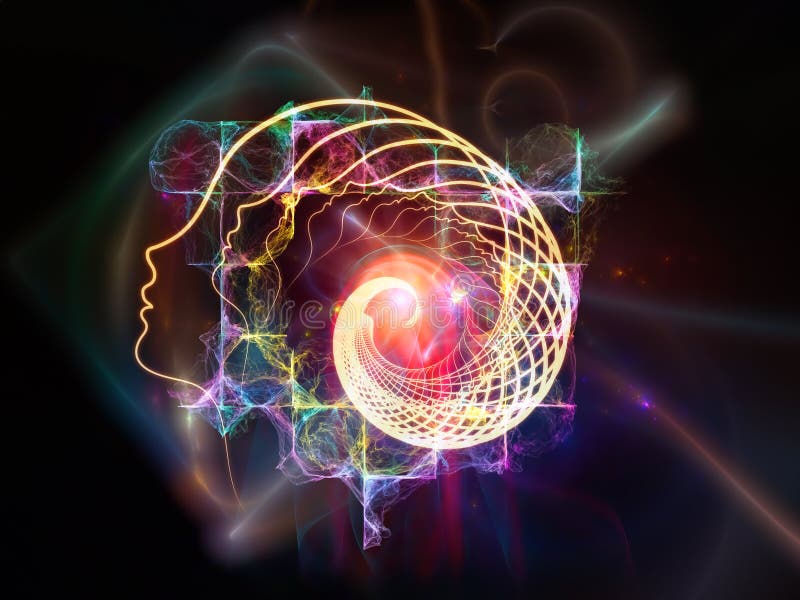 Trails of Future Minds stock illustration. Illustration of mental ...