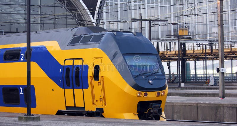 Dutch train stock photo. Image of fast, light, passing - 5316914