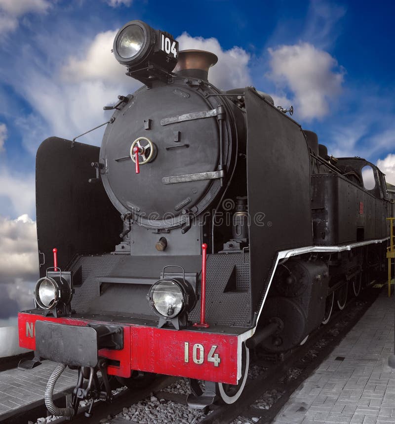 Train stock photo. Image of steel, locomotive, railway - 21483296