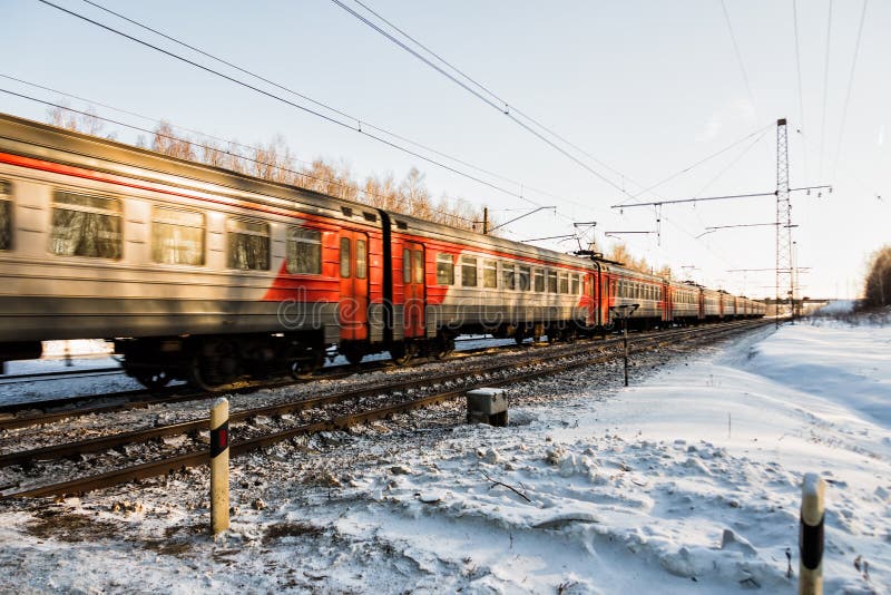 Train stock photo. Image of rail, moscow, mkjd, modern - 37859730