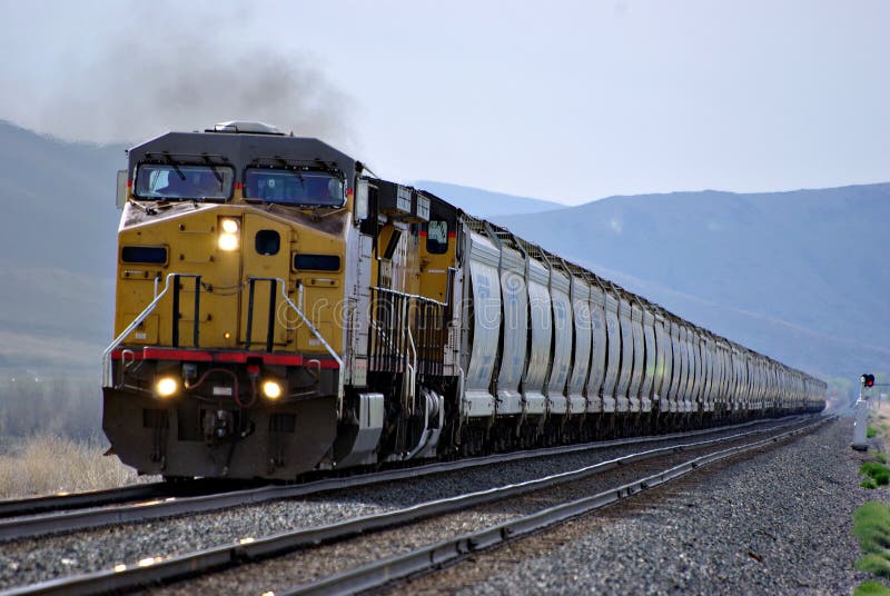 Yellow Train stock photo. Image of locomotive, engine - 15143954