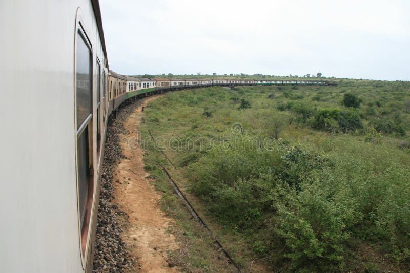 Train in Africa stock image. Image of kenyan, safari, long - 9036785