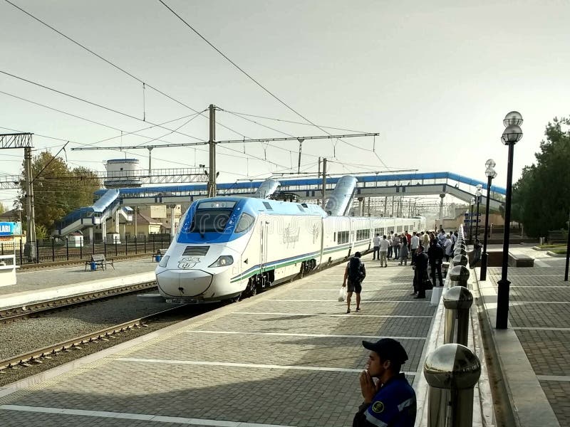 Afrosiab Train in Buhara Uzbekistan Editorial Photo - Image of coming ...