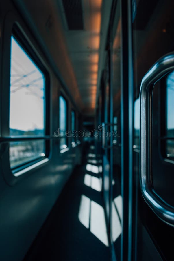 Train aisle stock image. Image of trip, evening, aisle - 54002673