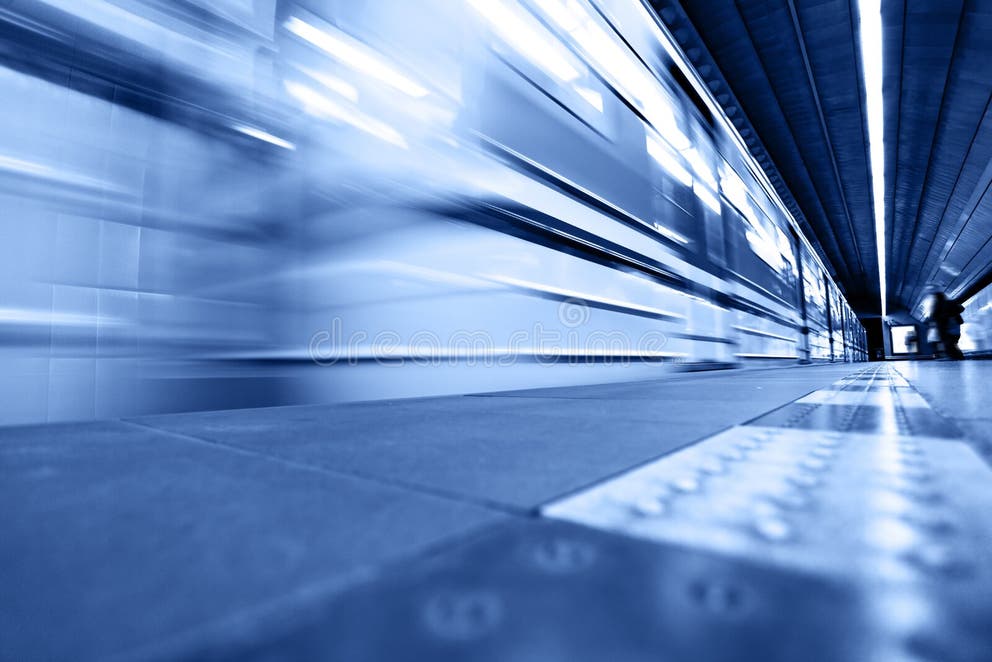 Train arrival stock image. Image of metro, speed, czech - 11863513