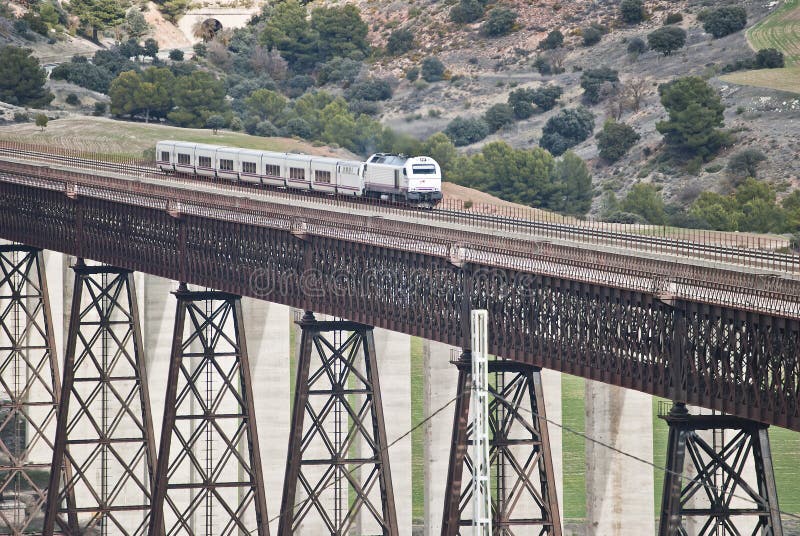 Train On Bridge In Hill Country Of Sri Lanka Stock Photo - Image of ...