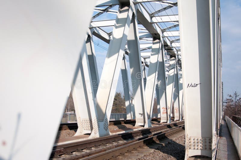 Train bridge details stock photo. Image of trains, tracks - 50397466