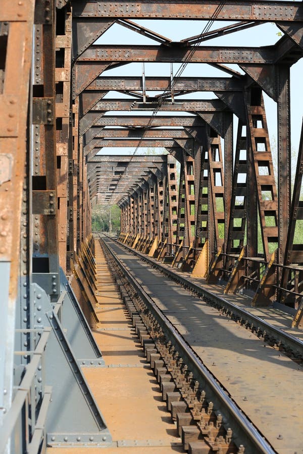 Train bridge stock photo. Image of rail, iron, train - 53603228