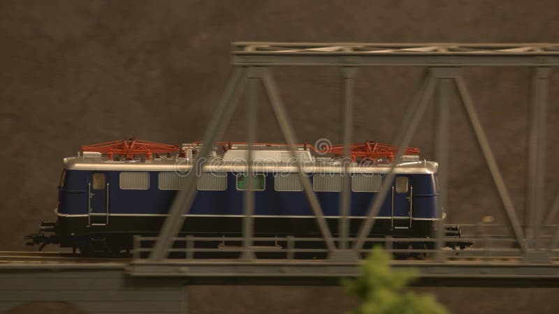 Train on the bridge. stock photo. Image of platrom, city - 201443602