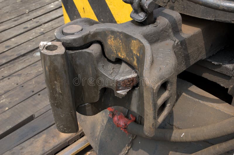 Train car connector stock image. Image of canadian, track - 17227719