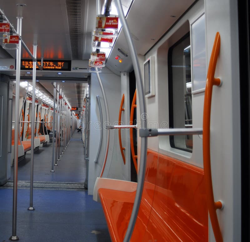 Train car editorial photo. Image of interior, empty, contemporary ...