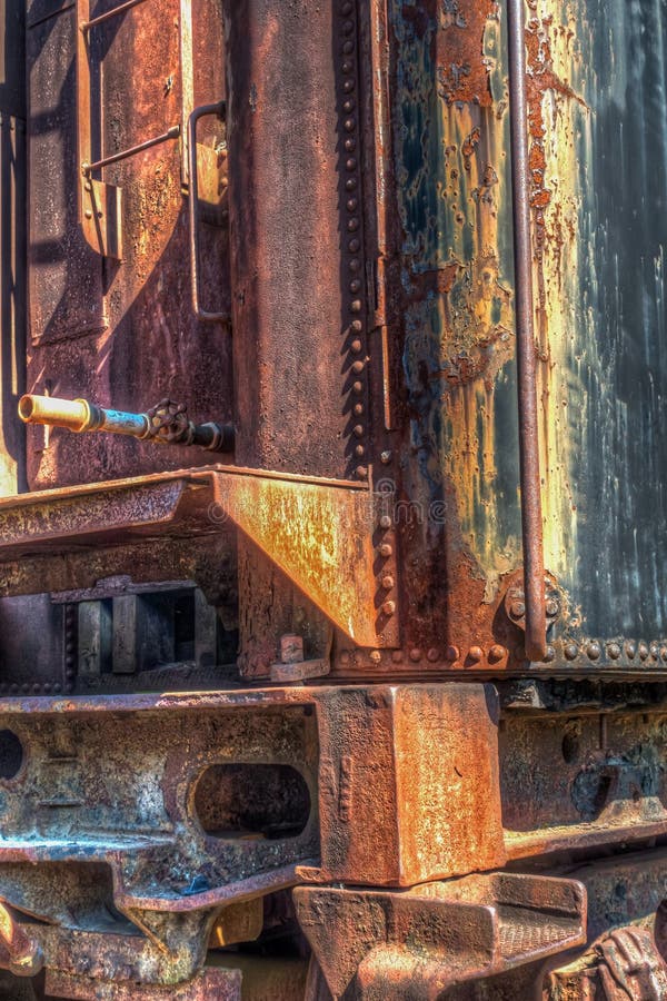 Train Car Rust Macro HDR stock photo. Image of reust - 73969584