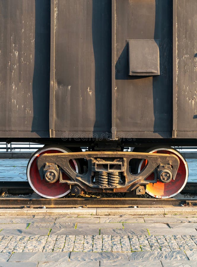 Train Car Undercarriage, Passenger Train Stock Image - Image of ...