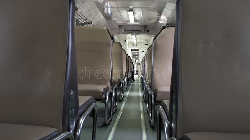 Train Carriage 6 Kutojaya Selatan Indonesia Stock Photo - Image of ...