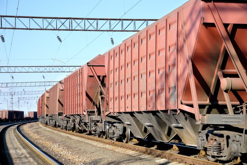 Long freight train stock photo. Image of provision, long - 14742820