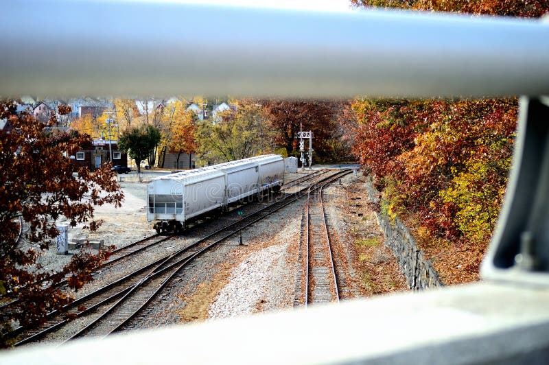 Train cart on tracks stock image. Image of cart, gravel - 48011973