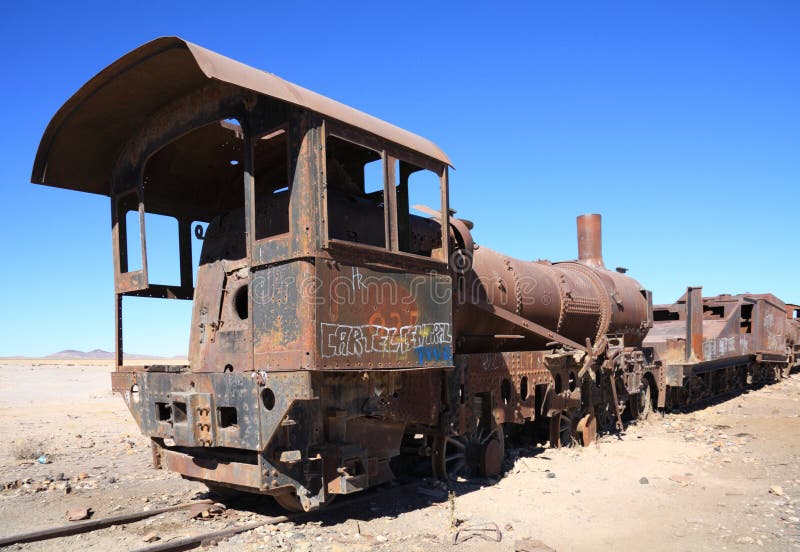 Train cemetery stock image. Image of railway, rusty, antique - 10515699
