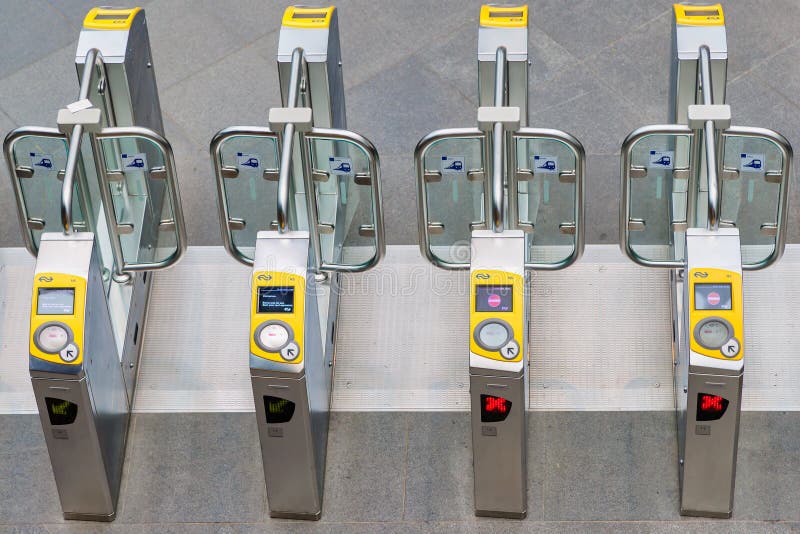 Train Check in and Check Out Gate Inside the Central Railway Station in ...