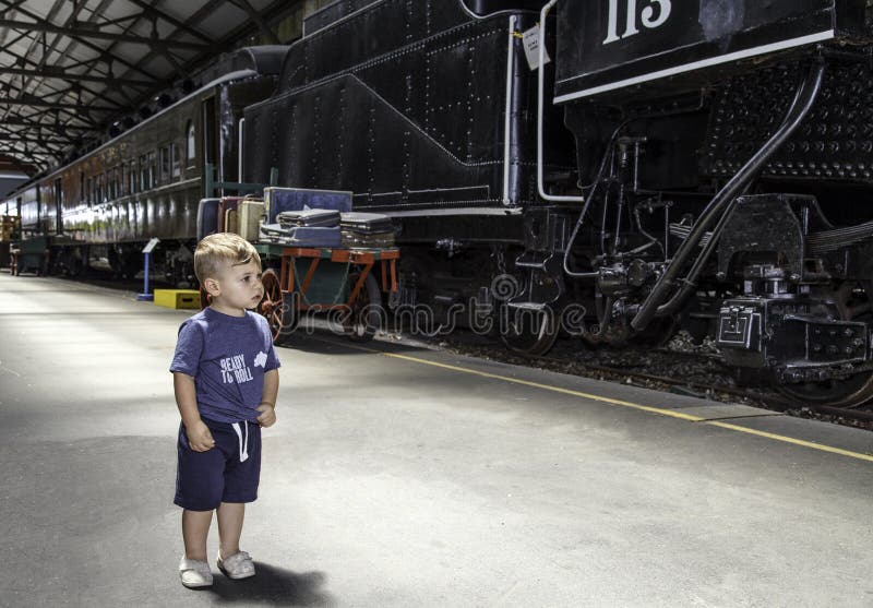 Train and Child stock image. Image of young, train, child - 43377257