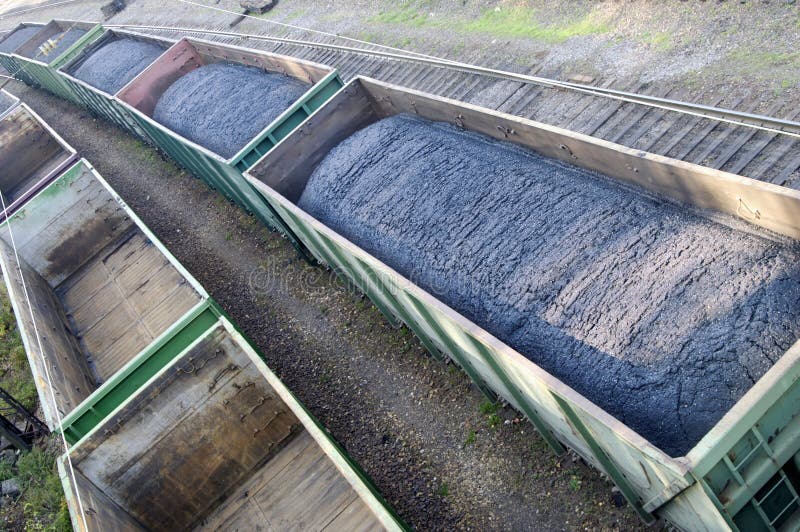 Coal Train stock photo. Image of resources, power, american - 2936268
