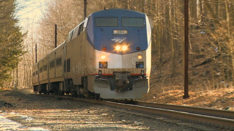 Train coming toward camera stock footage. Video of travel - 50862466