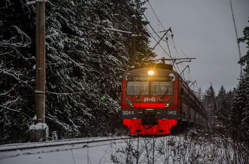 The Train is Coming Very Fast Editorial Stock Photo - Image of railway ...