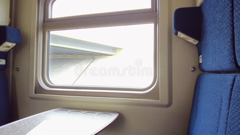 Carriage Window, Train Movement, Freight Trains Outside the Window ...