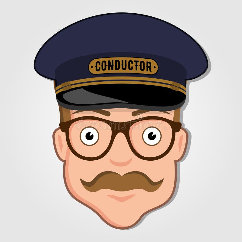 Train Conductor Hat Cartoon