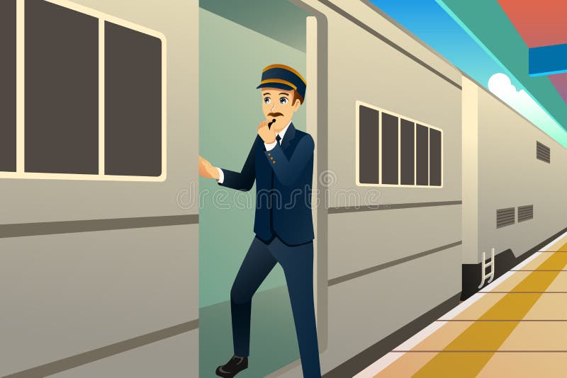 Train Conductor Clipart