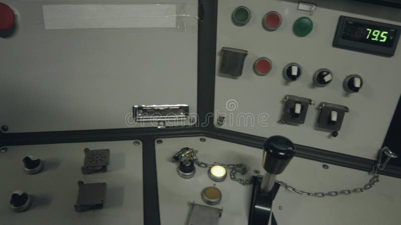 Train control panel. stock photo. Image of knobs, navigation - 324646508