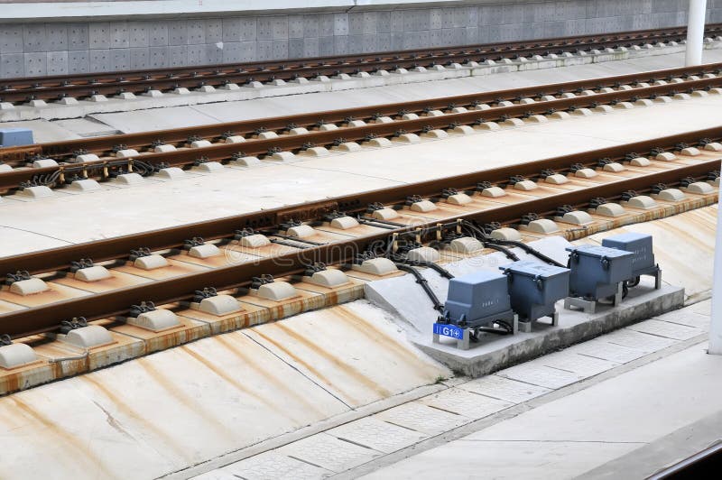 Train control system stock image. Image of line, landscape - 25712295