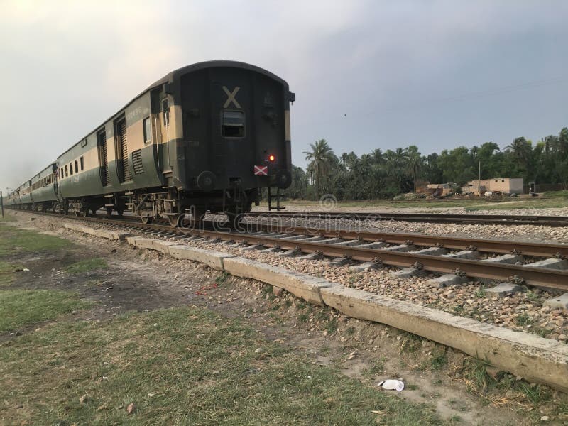 Train in the countryside stock image. Image of transportation - 317910785