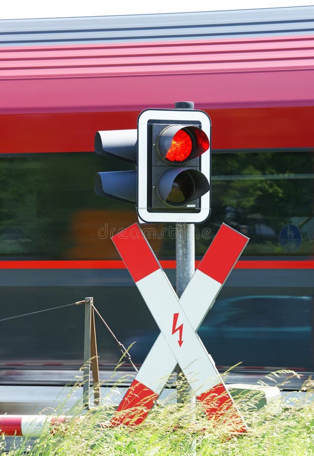 Train crossing stock photo. Image of passing, trip, light - 18370974
