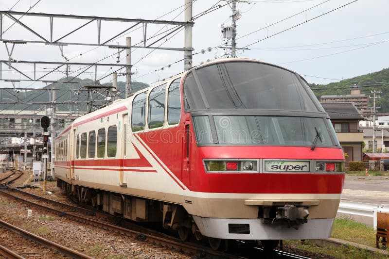 Meitetsu Limited Express Travel on Toyohashi Line Au Japon. Train ...