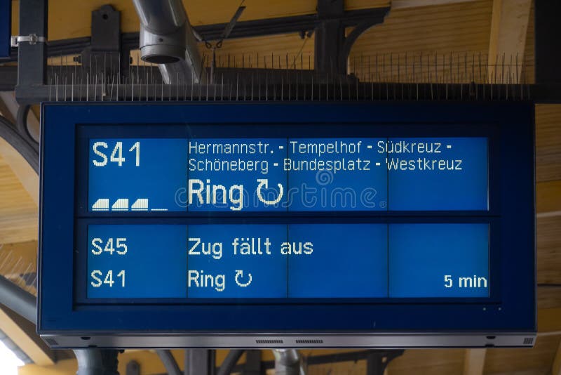 Train Departure Timetable Display Stock Image - Image of transit ...