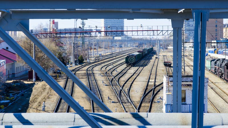 The train depot stock photo. Image of industry, cargo - 39274978