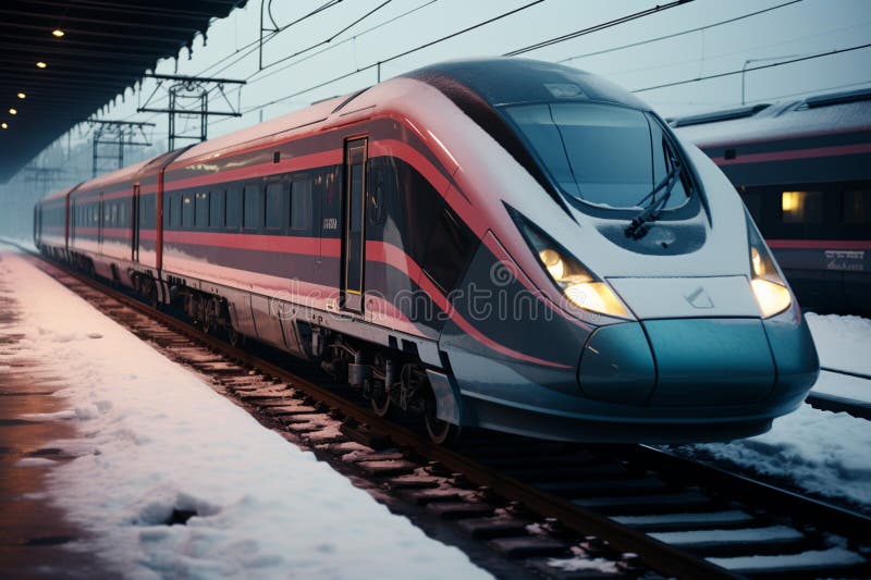 Train Designed for Speed and Efficiency, Known As the Express Train ...