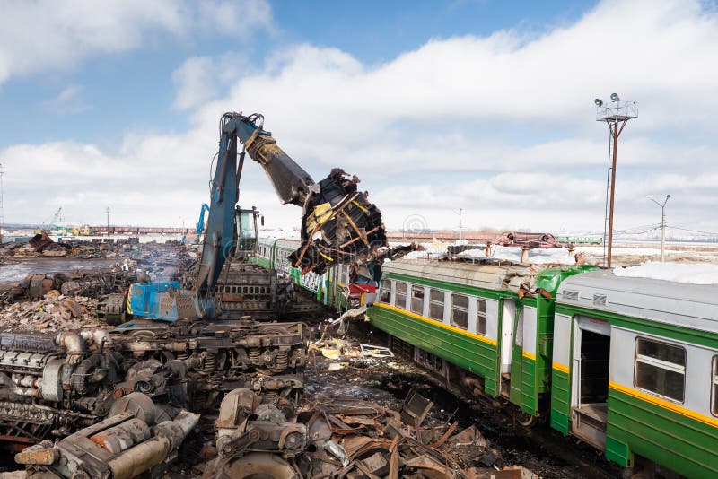 Train disassemble stock image. Image of waste, disassembling - 37153249