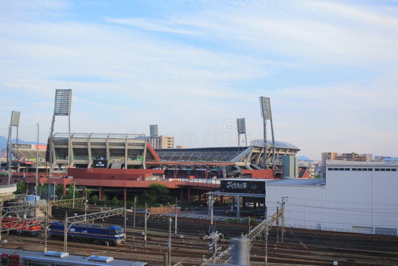 The Train Dock at Hiroshima Japan Editorial Photography - Image of ...
