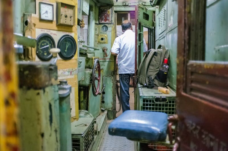 Train driver editorial photography. Illustration of india - 53164017