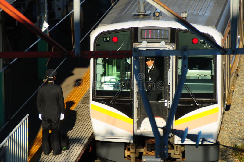 Train drivers editorial photography. Image of station - 69399867