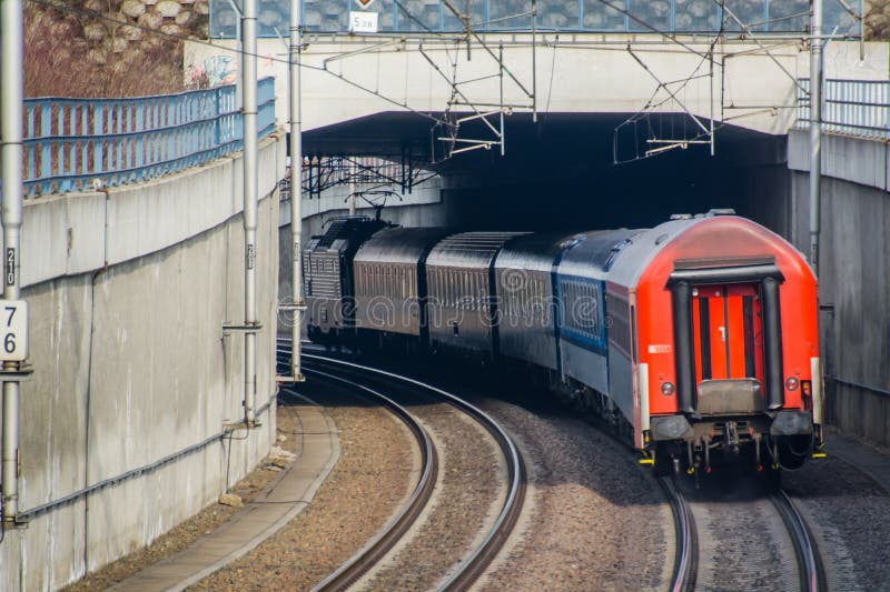 Train electric way bridge stock photo. Image of motion - 69619298