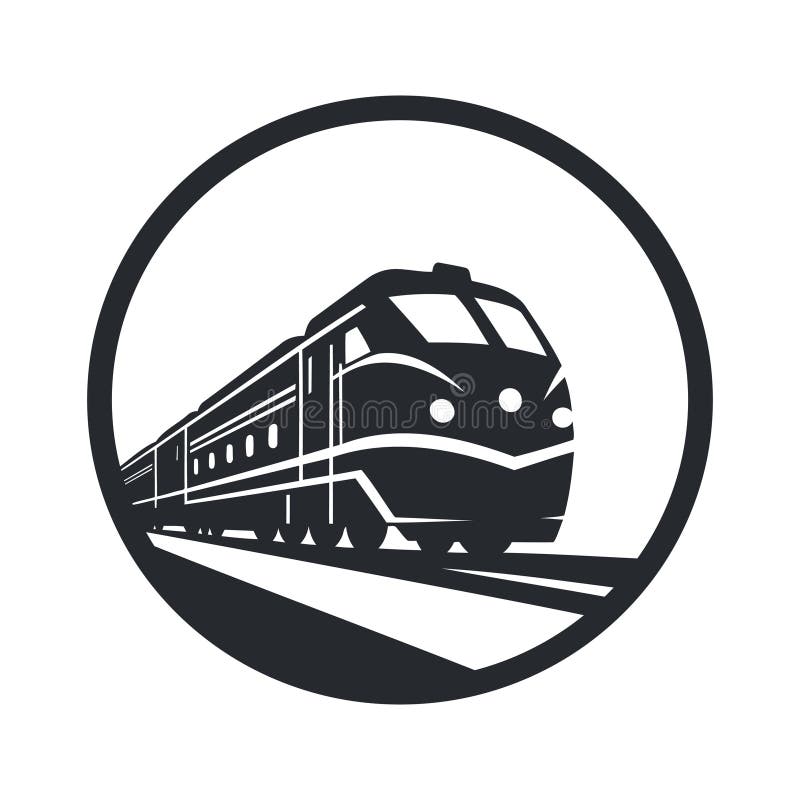 Train Emblem, Logo, Icon. Vector Stock Vector - Illustration of design ...