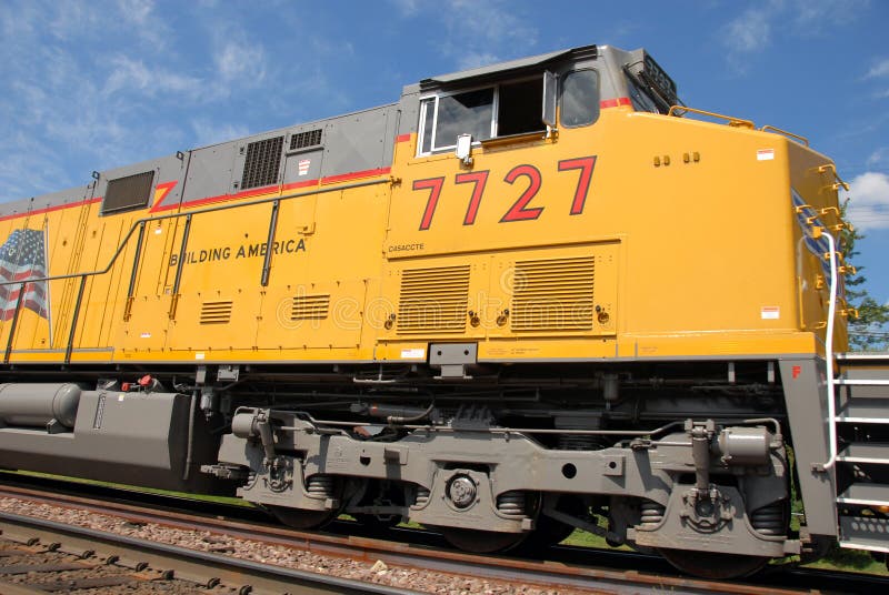 Train engine stock image. Image of tracks, track, diesel - 13094867
