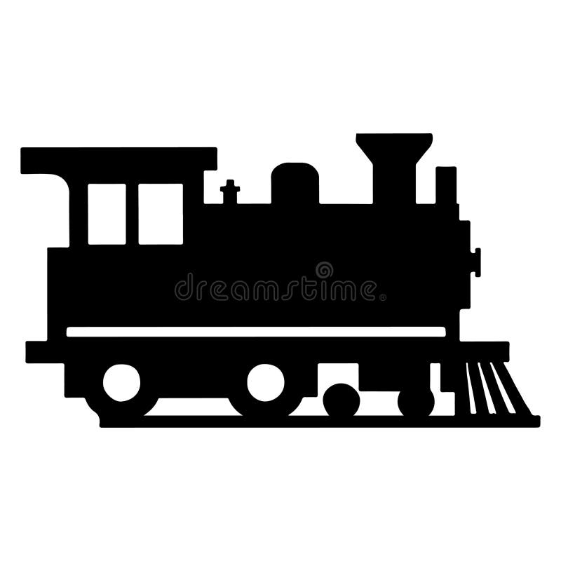 Train Engine Silhouette Stock Illustrations – 4,403 Train Engine ...