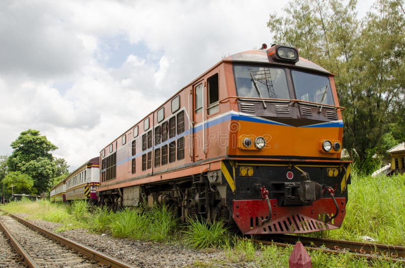 Train Engines Pulling Trains. Stock Image - Image of iron, passenger ...