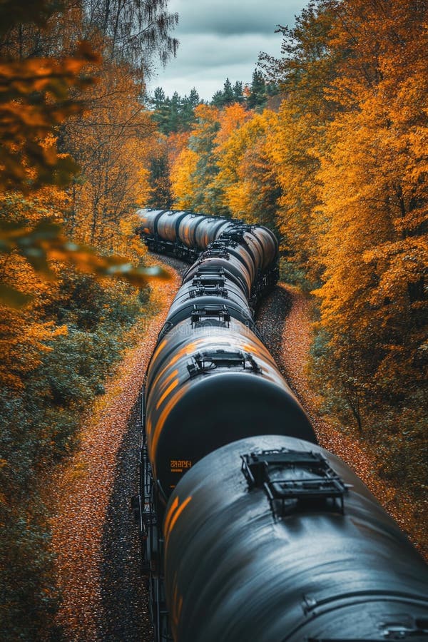 Train in Forest stock image. Image of trees, scenery - 379430465