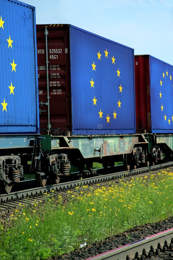 Train Freight Transportation Stock Image - Image of country, locomotive ...