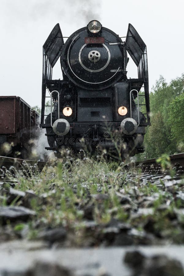 Train stock image. Image of driver, guard, vehicle, load - 55737925