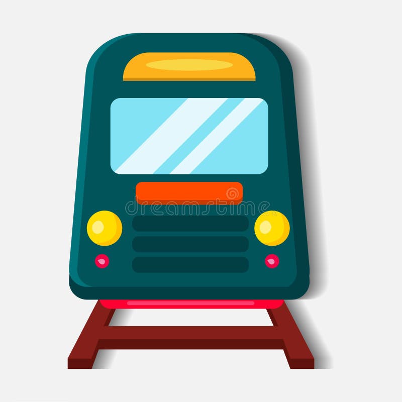 Metro Train Modern Front View Stock Illustrations – 476 Metro Train ...